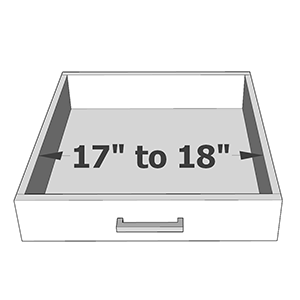 17" to 18" Wide Drawer Organizers – Drawer Insert Designer